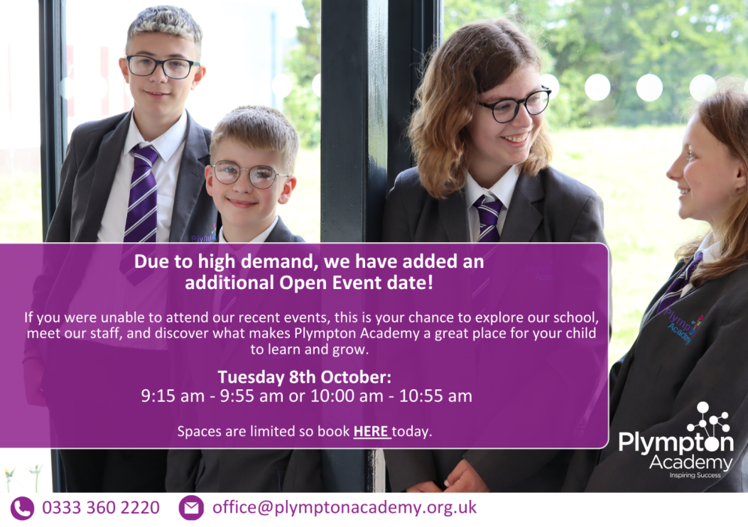 UCAS, Plympton Academy